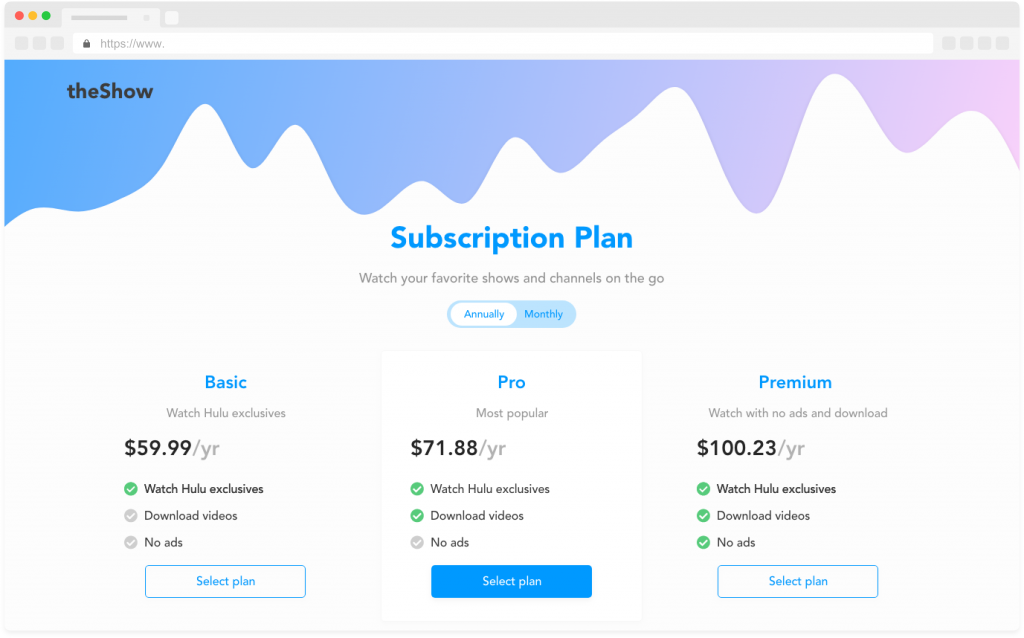 Membership Pricing - Annie Yang's Design Portfolio